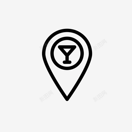 坐标高清素材 单色 啤酒杯 坐标 扁平 简约 线性 酒吧 icon 图标 标识 标志 UI图标 设计图片 免费下载-花瓣网