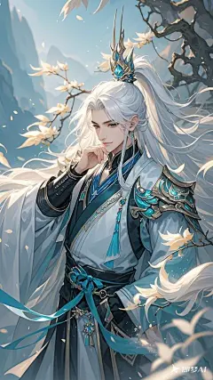 古风玄幻男 (17)-花瓣网