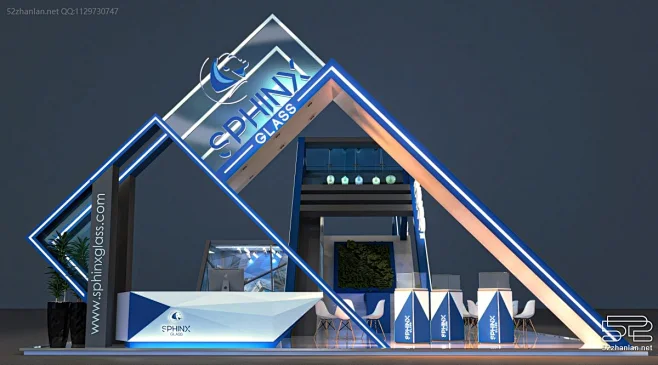 【Sphinx】展台设计分享 – 52展览设计-花瓣网