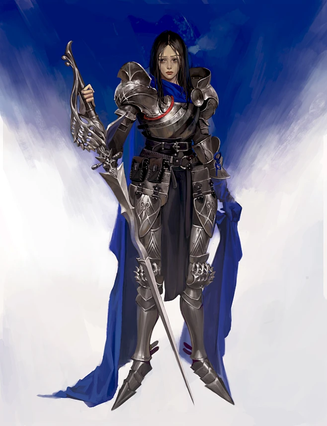 blue aurora knight -花瓣网