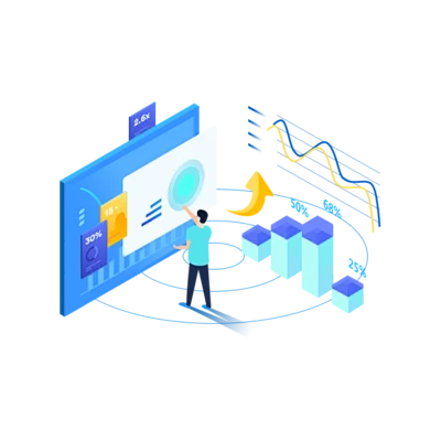 【米图网-52mitu.com】电脑办公插画 流程插画 数据分析 统计 2.5D插画 商务插画 工作 办公场景 商务 科技插画 金融 渐变 网络 矢量插画 2.5D矢量插画2.5D商务电脑办公 ...