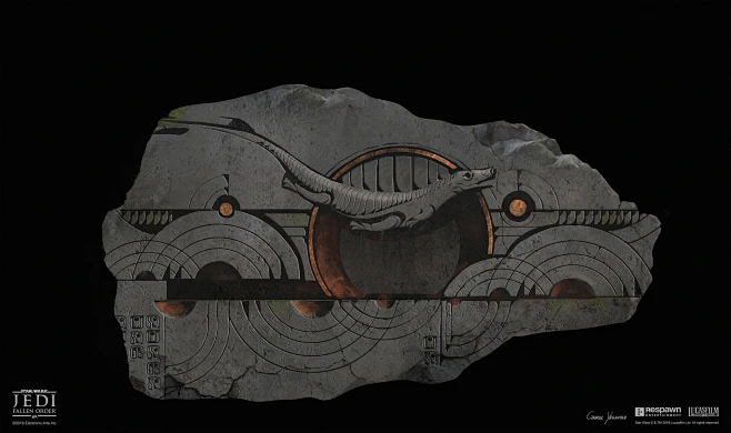 Zeffo Planet Murals, Gabriel Yeganyan : These are some Zeffonian tablet ...