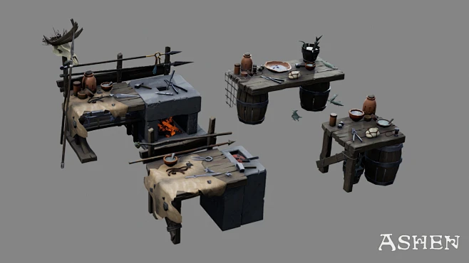 Ashen Props-花瓣网