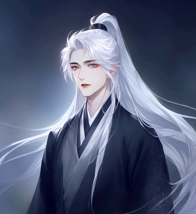 古风二次元美男子，古风头像，男生头像