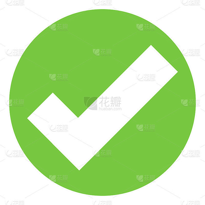 Green check mark icon