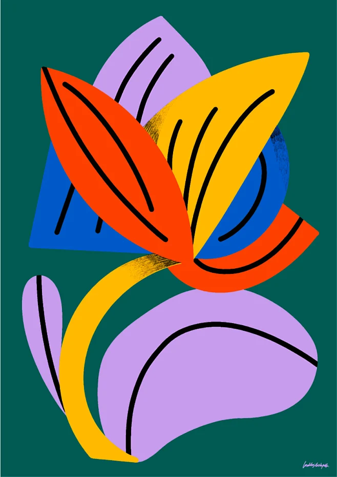 Prints . Les Flors - Hi losdibujitosdepablo-花瓣网