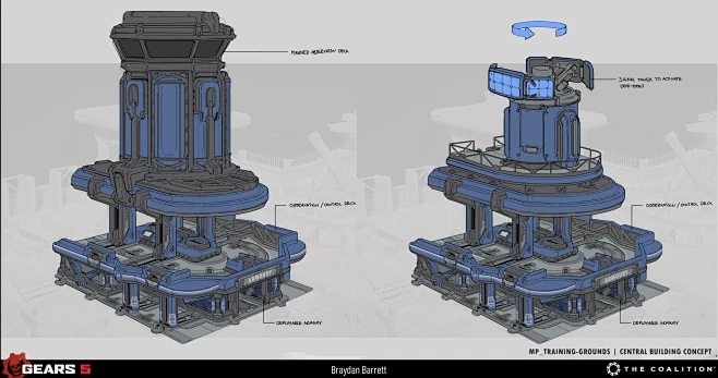 Gears 5 - Training Grounds Platforms-花瓣网