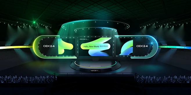 2024design design Oppo ODC Event STAGE DESIGN-花瓣网
