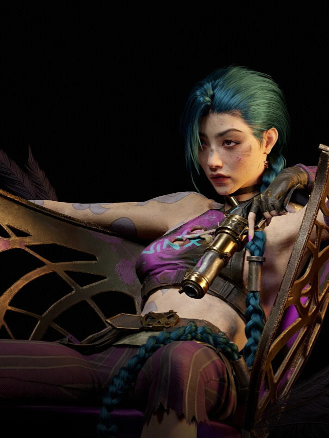 Arcane Jinx Fan Art-花瓣网