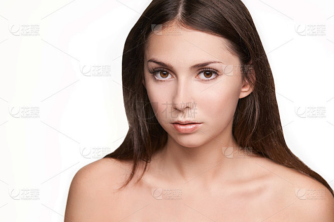 Beauty women skin at model face. Cosmetic care cre