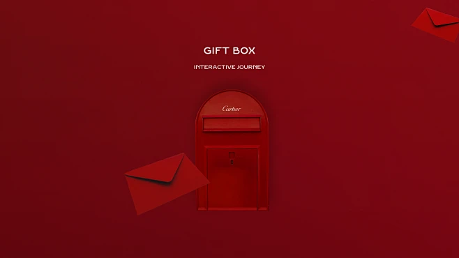 graphic design interactive UI/UX boutique Cartier gift giveaway ...