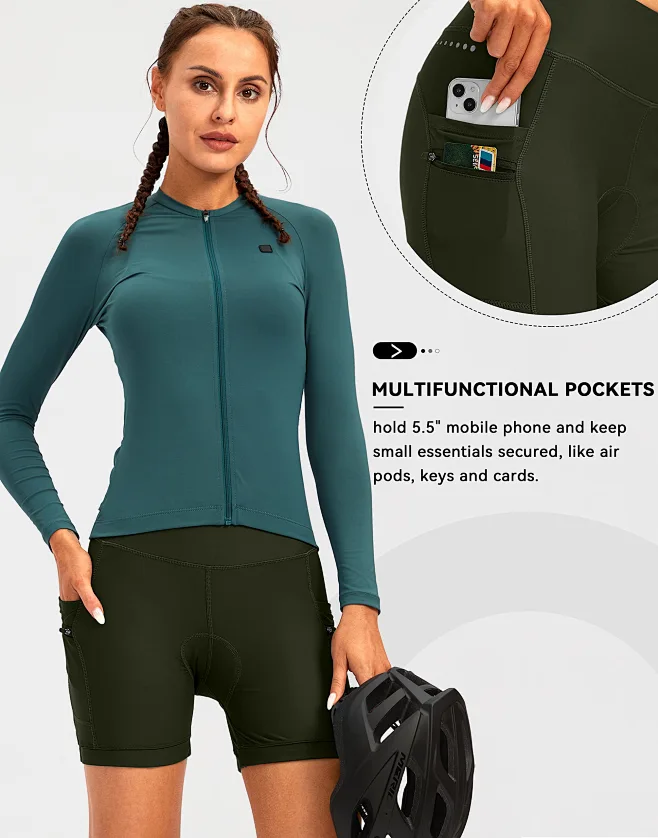 Amazon.com: Women's 4D Padded Bike Shorts 5"/7" Riding Underwear ...