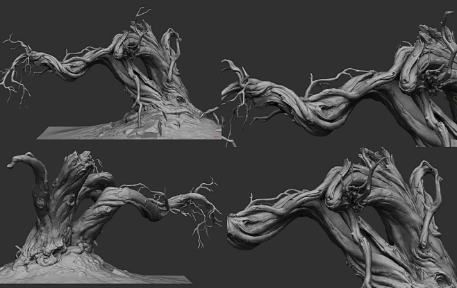 withered tree-花瓣网