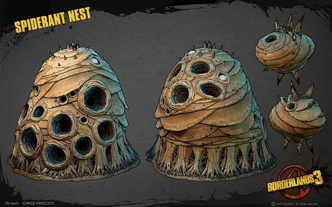 Borderlands 3- Eden 6 plant work, Chris Peacock : Assets Created for ...