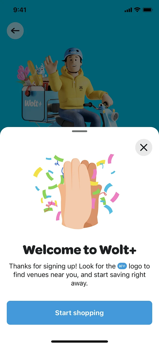 Wolt Subscribing to Wolt+ screen图片_海外ui/app图片素材-花瓣网