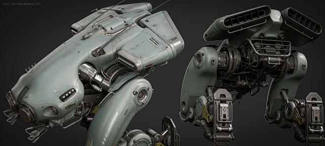 Stalker Mech-花瓣网