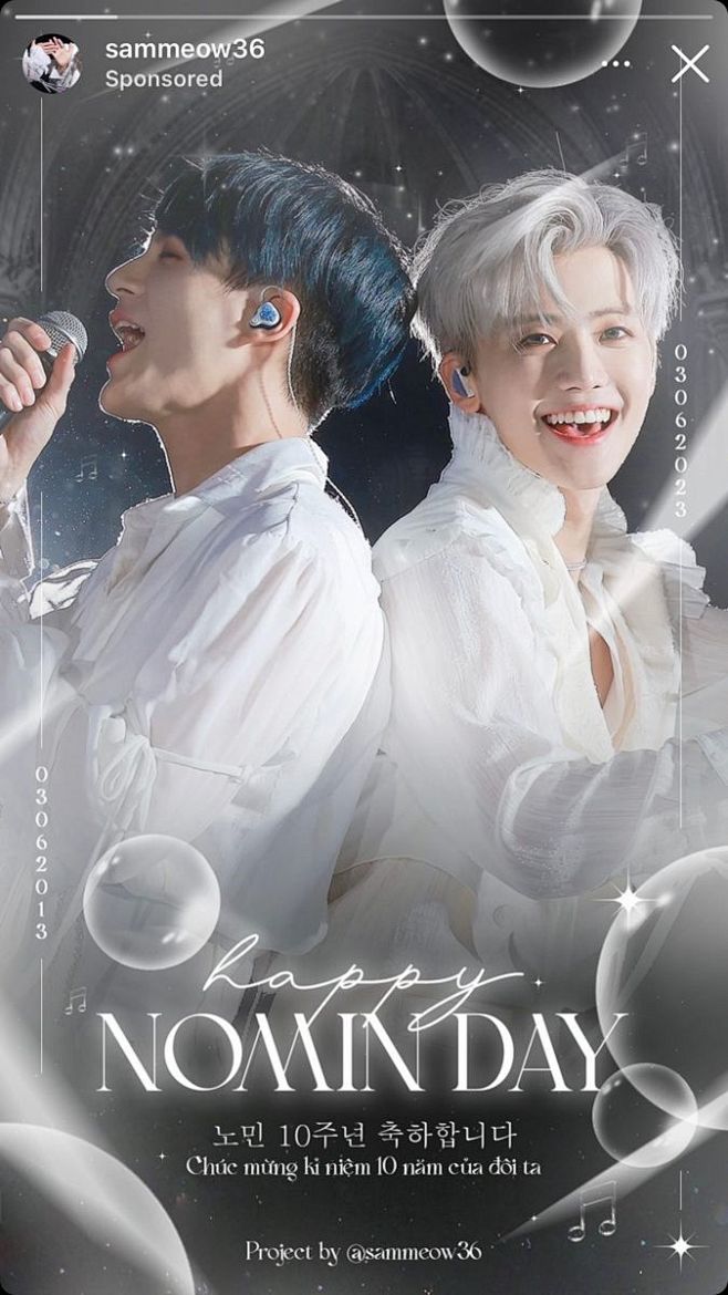 NOMIN “ A Decade Together” Instagram Ads