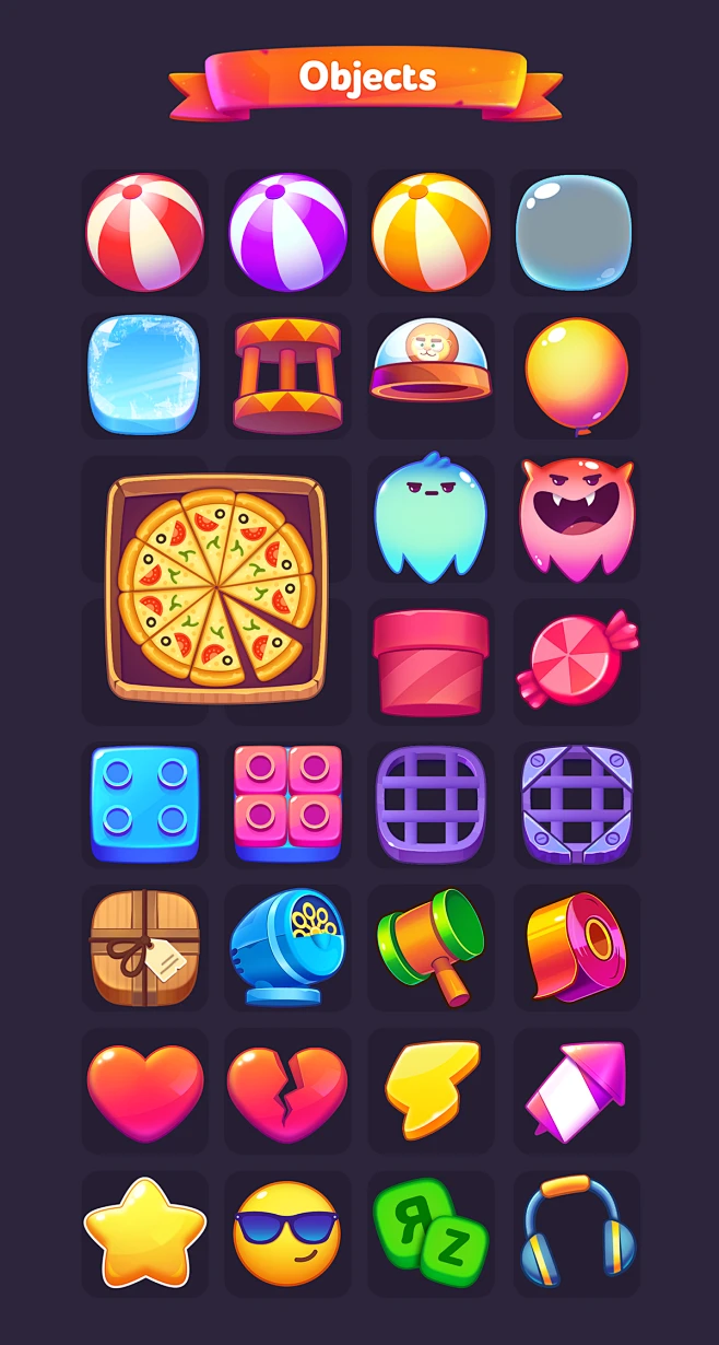 LingoLand Game Objects : These are illustrations I made for the ...