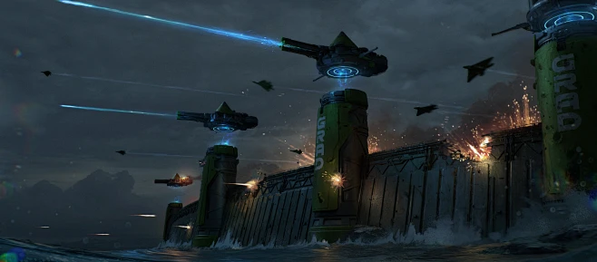 GRAD [ Sea Wall Turrets ]-花瓣网