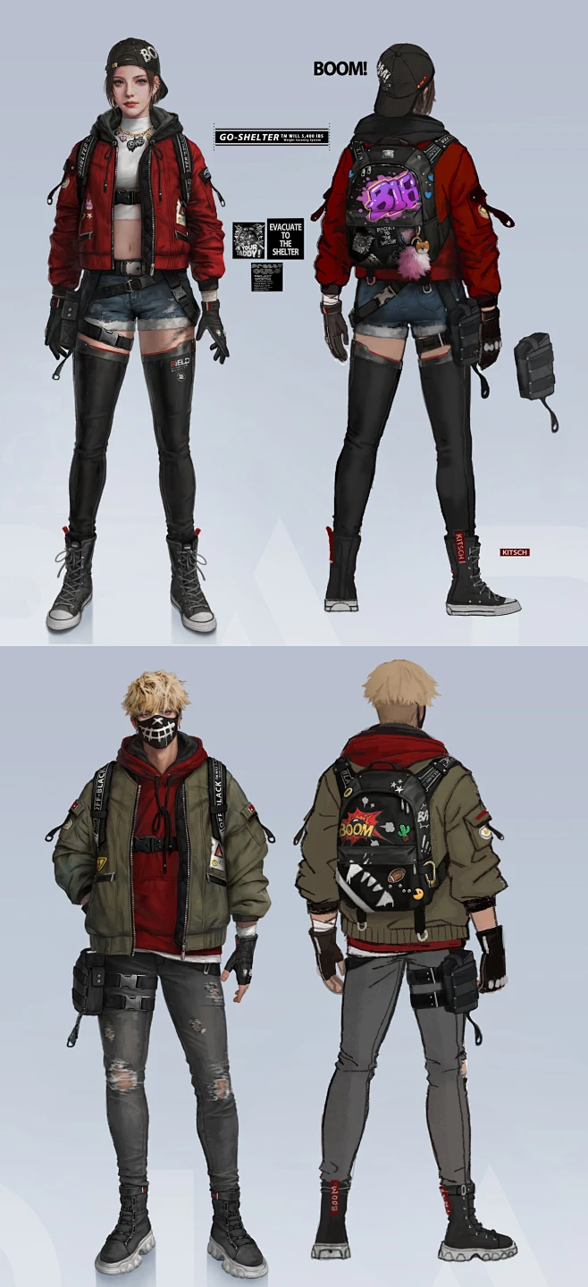 超凡先锋 Badlanders works-花瓣网