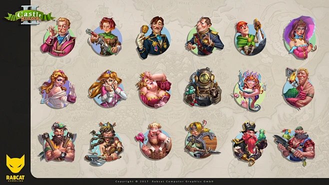 CastleBuilder II - 2D - Character Art, RABCAT GAME ART : This is some ...