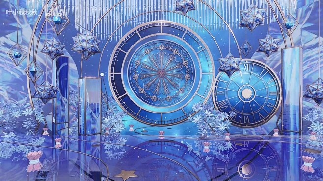 四色动态VUP-时光之境虚拟vtb主播直播文游视频背景_哔哩哔哩_bilibili-花瓣网