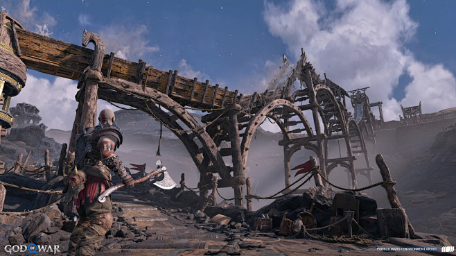 {游戏系列}美国God of War:战神（UI,角色，场景）