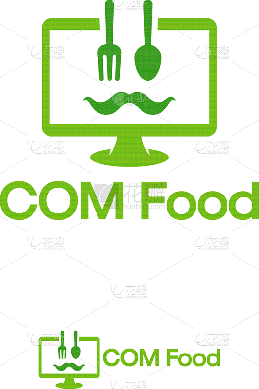 computer chef logo template computer restaurant