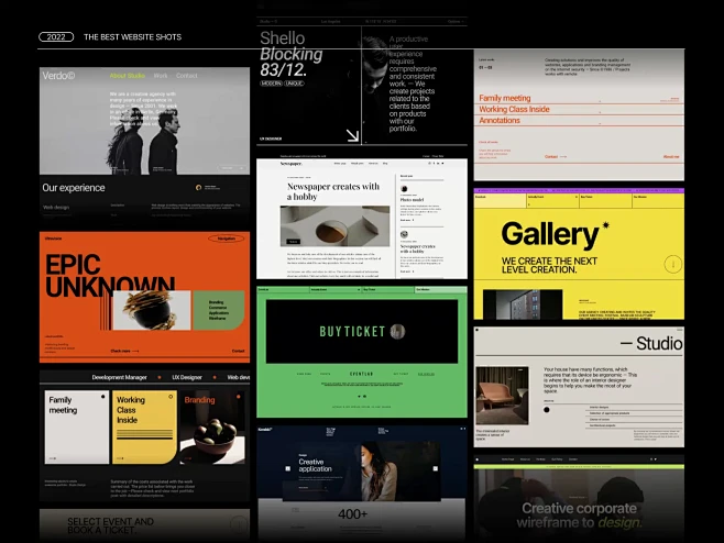 Website Design - 2022 best shots-花瓣网