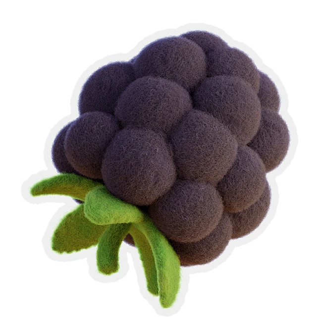 3D Wool Berries :: Behance-花瓣网