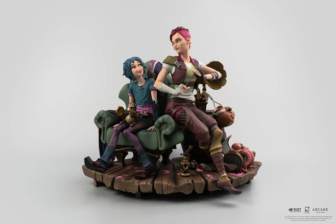 Arcane Powder + Vi Statue, Amy Sharpe : A statue for Arcane that I ...