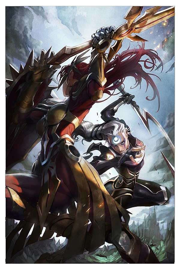 League of Legends rivalries by Riot Artist Alvin Lee-花瓣网