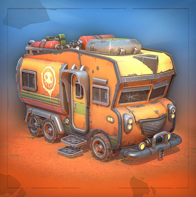 Junkrat's RV, Lary Kummer : Concept made by Oscar Cafaro : https://www ...