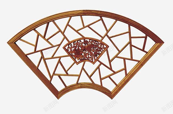 古代扇形窗户简图高清素材 元素 页面网页 平面电商 创意素材 png素材