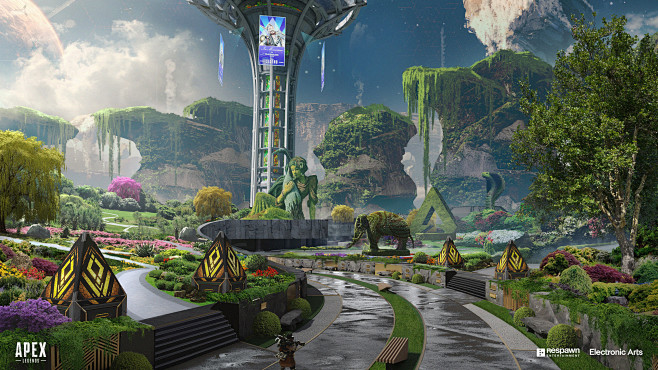 Eternal Gardens - Apex Legends图片_Apex/游戏/概念/科幻/场景/图片素材-花瓣网