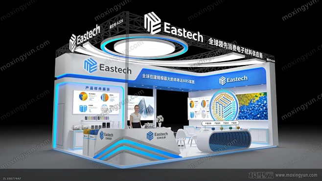 EASTECH现代科技展览展示展台模型展览模型-花瓣网