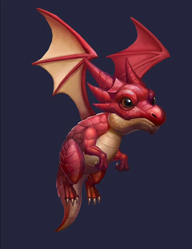 Red dragon-花瓣网