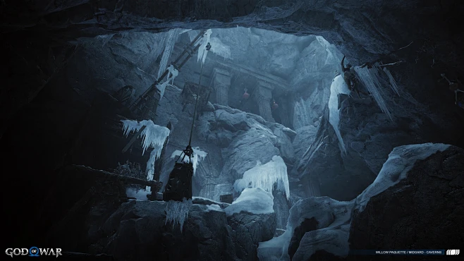 God of War Ragnarok - Midgard Caverns-花瓣网