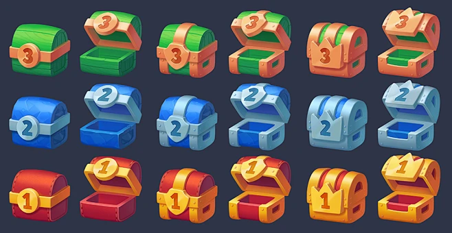 chest game homescapes playrix графический дизайн иконка сундук ui ...