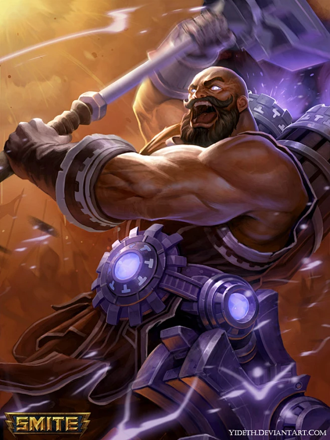 Iron Smith Vulcan by Yideth图片_英雄联盟原画壁纸图片素材-花瓣网