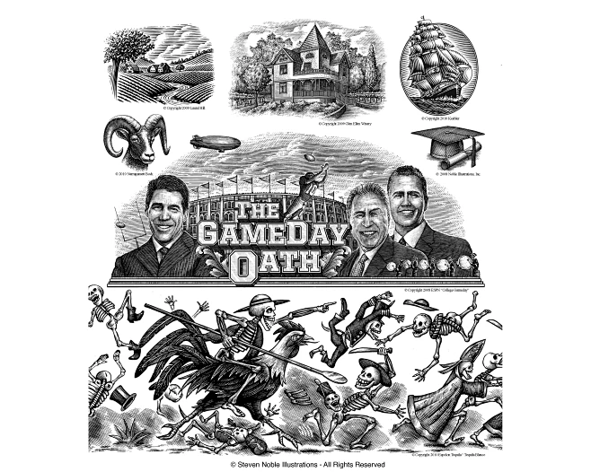 Steven Noble's Scratchboard Illustrations Collection 2 : Steven Noble's ...