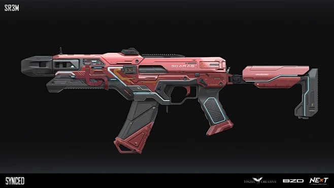 已同步。 SR3M。 武器概念藝術-花瓣网