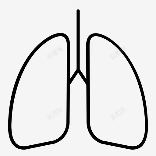 肺空气呼吸图标 UI图标 设计图片 免费下载 页面网页 平面电商 创意素材-花瓣网