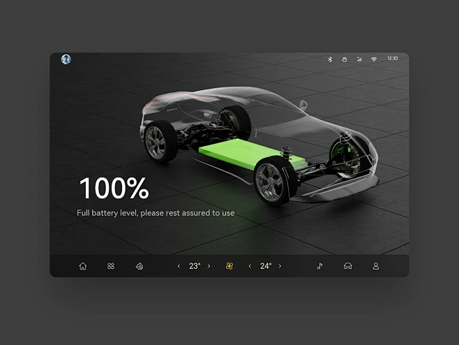 3D HMI (3) 3d car hmi sketch uiux 交互设计-花瓣网