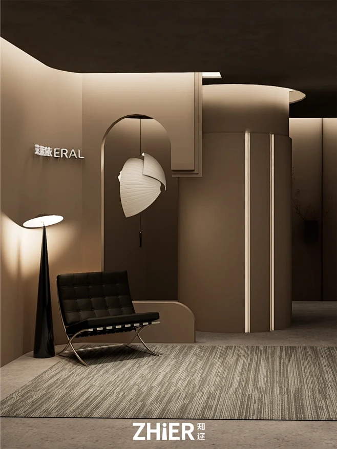 ZHiER知造局 直播设计 关注 直播间设计｜美【力】先行柔感羽绒空间 - 创意策划｜场景布置｜羽绒服品牌｜直播间设计 - 在场景中置入棕咖☕️质感色调 与鹅绒的松软触感同频共振 消融寒意 ...