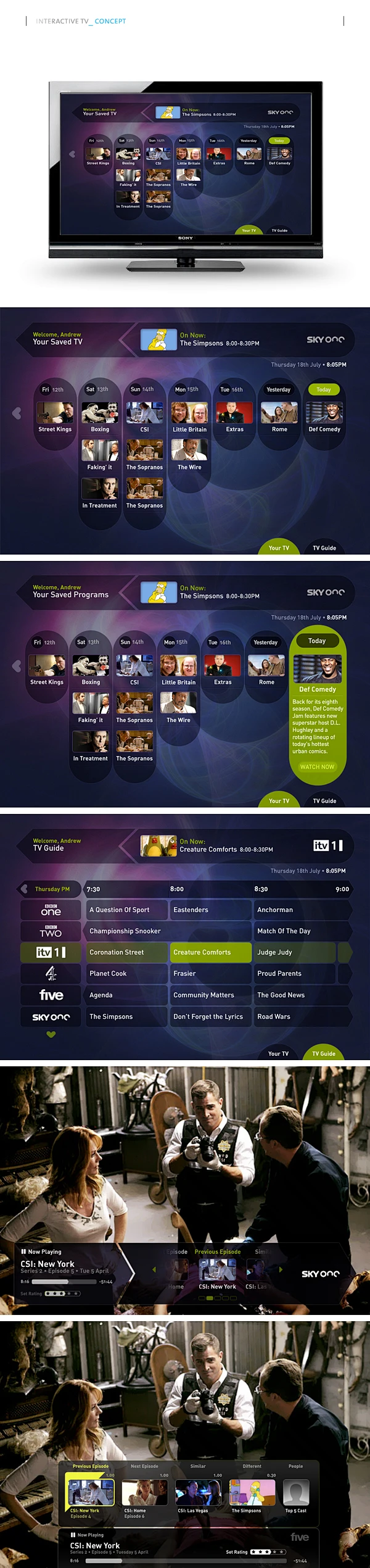 IPtv by Dominic Quigley on Behance-花瓣网