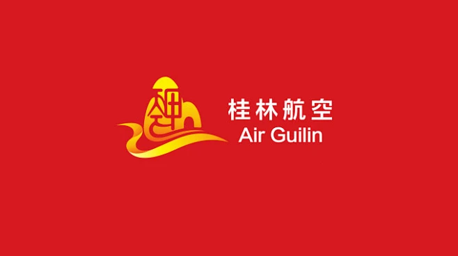 桂林航空LOGO正式发布 融合桂林山水、印章等元素-花瓣网
