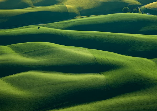 Project #10 The Palouse : Aerial obliques shot out of the side of a ...