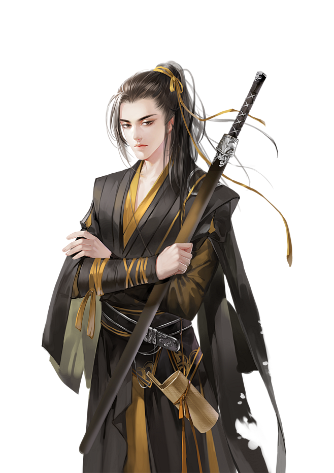 二次元古风持剑美男图分享，各种持剑姿势帅到没朋友