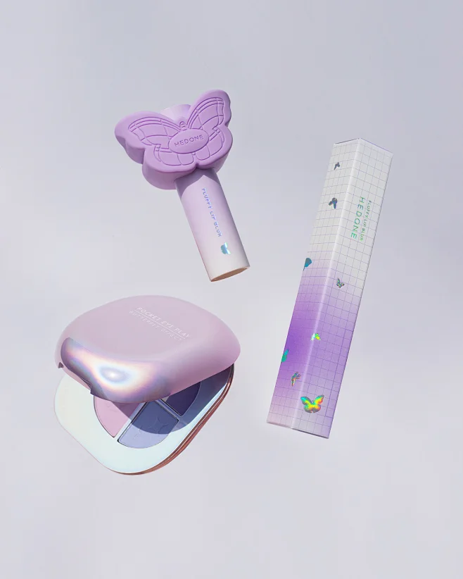 Butterfly Effect | 包裝及產品設計 : Interpreted in the style of Vaporwave, it ...